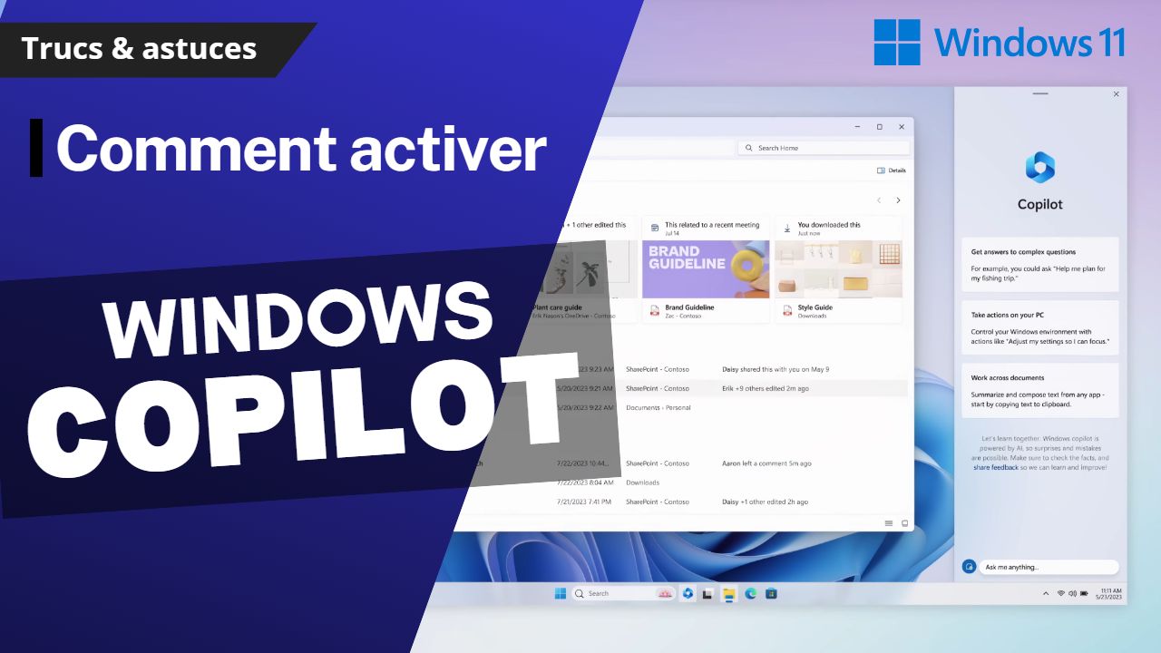 Windows Copilot : Comment activer l'IA de Windows 11 sur votre PC ? | LaRevueGeek.com
