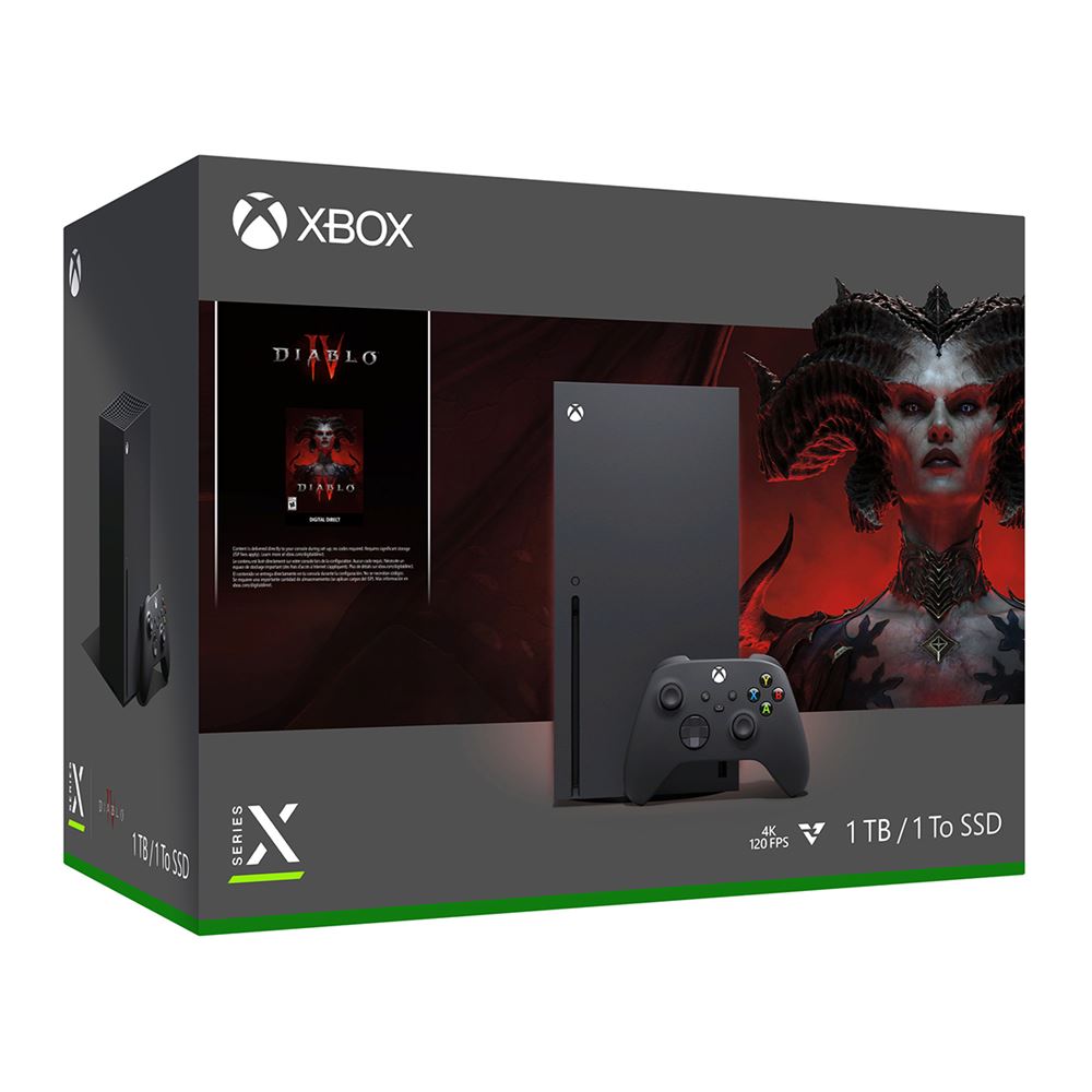 Pack console Xbox Series X noire + Diablo IV | LaRevueGeek.com