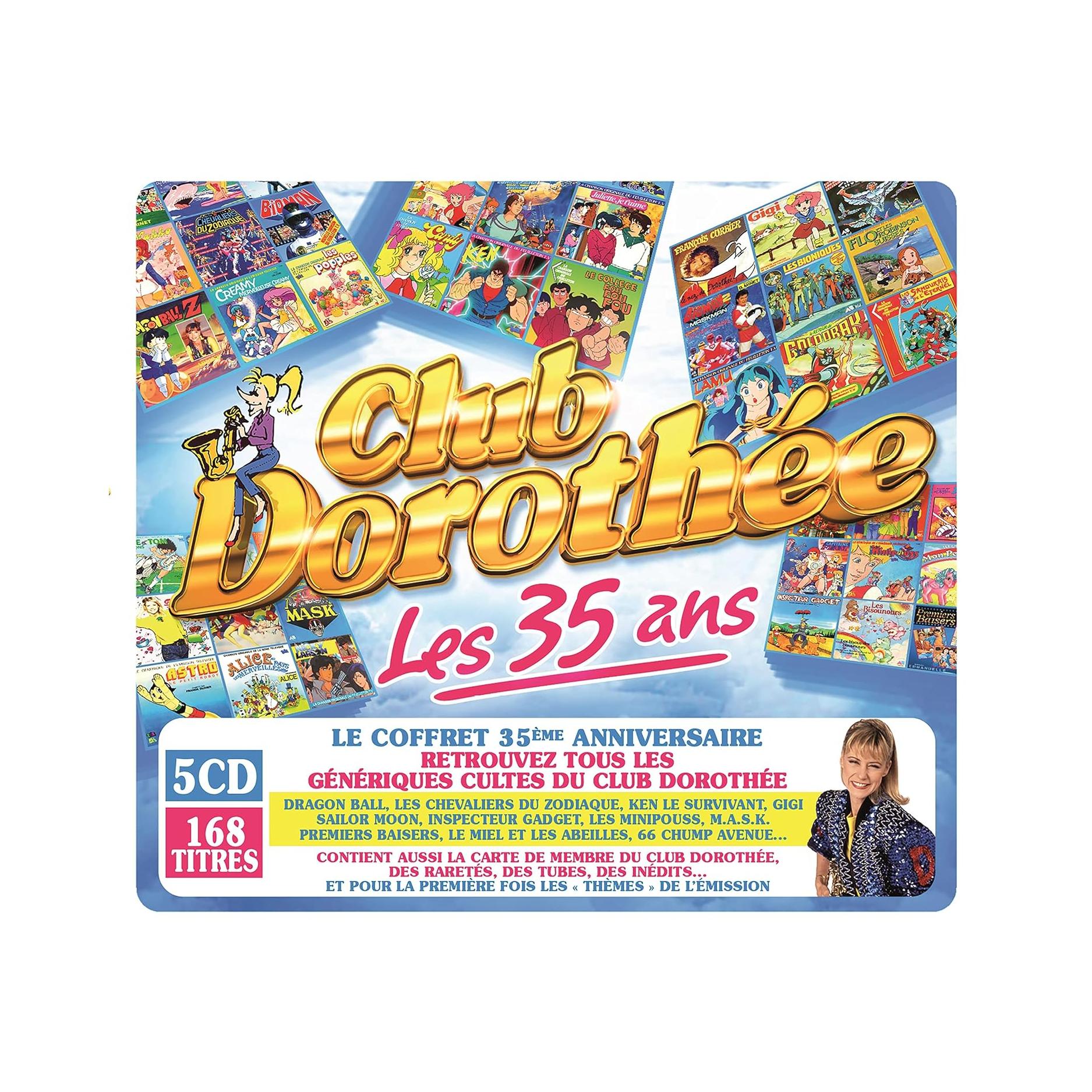 Album Club Dorothée Les 35 Ans : 5CD inclus une Carte Club Dorothée | LaRevueGeek.com