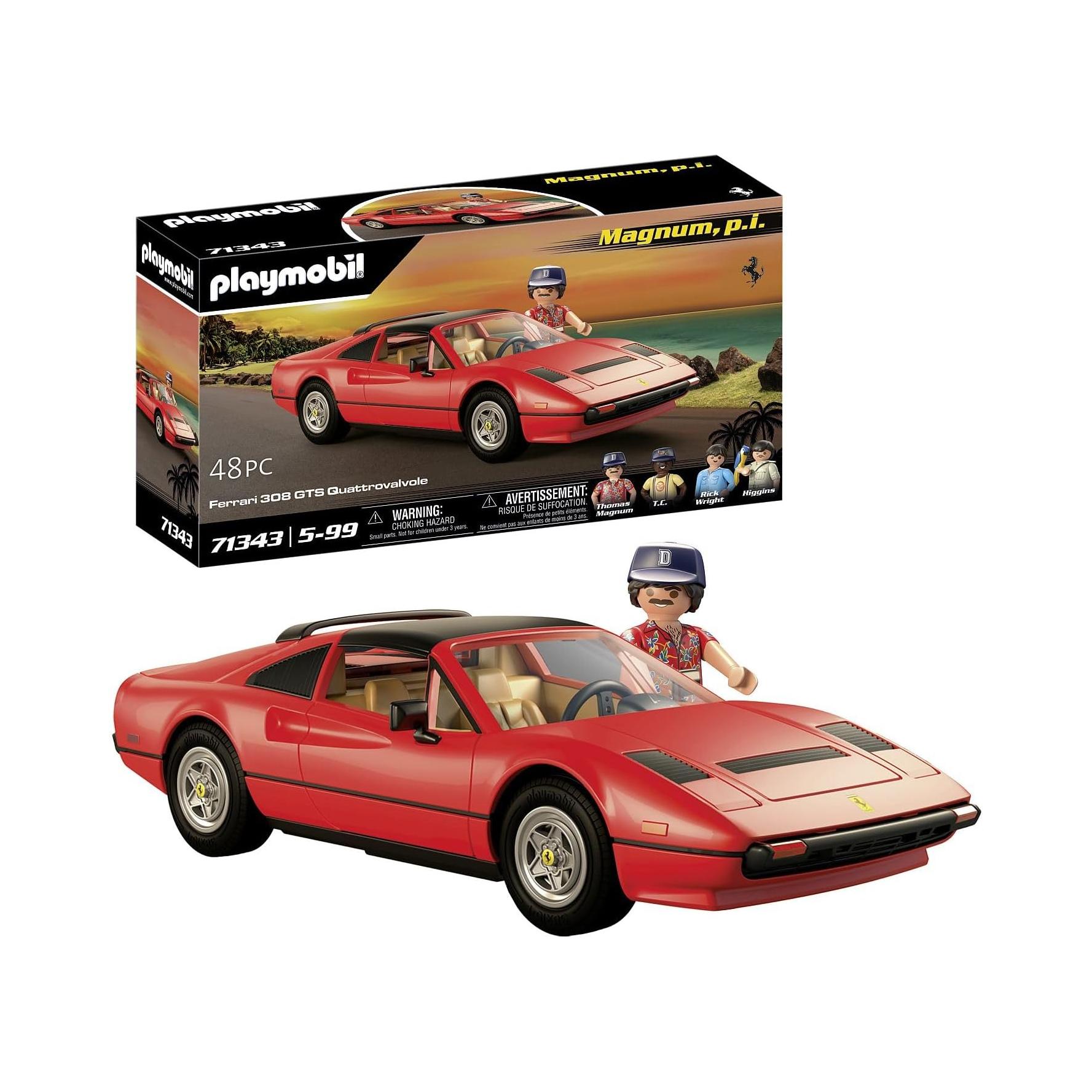 Playmobil 71343 Magnum : Ferrari 308 GTS Quattrovalvole | LaRevueGeek.com