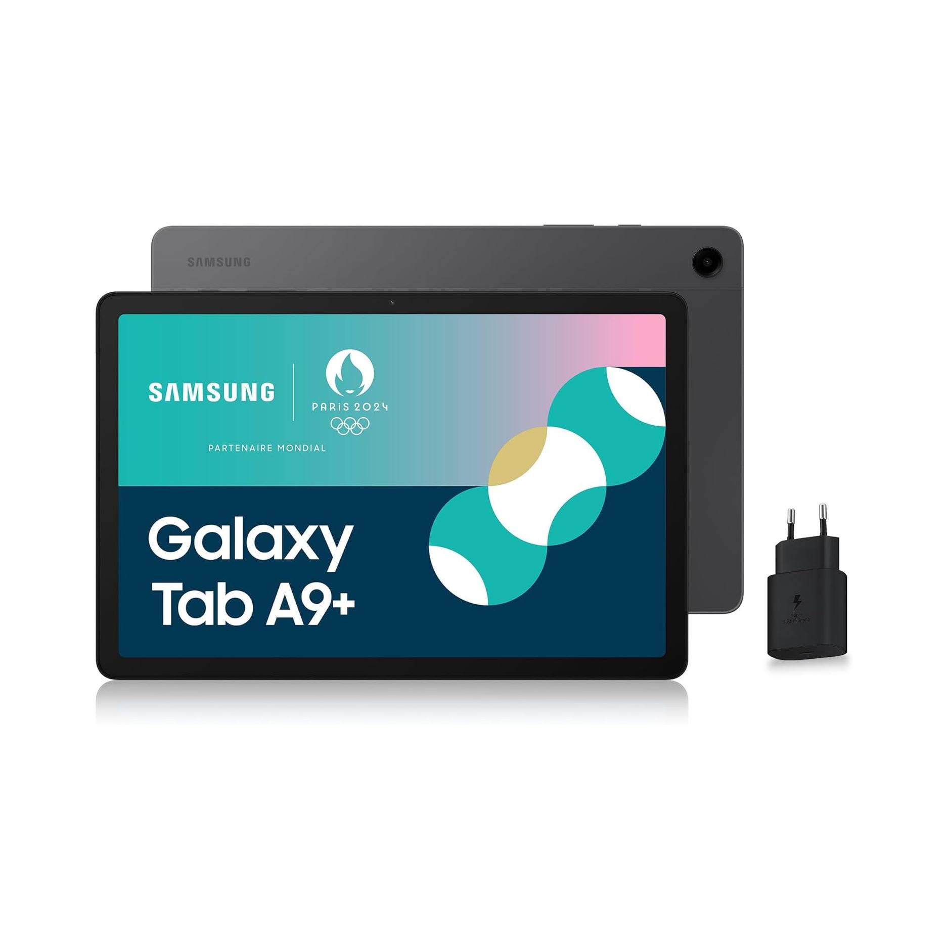 Tablette Android Samsung Galaxy Tab A9+ avec 64 Go de Stockage, Grand écran de 11 - Anthracite ...